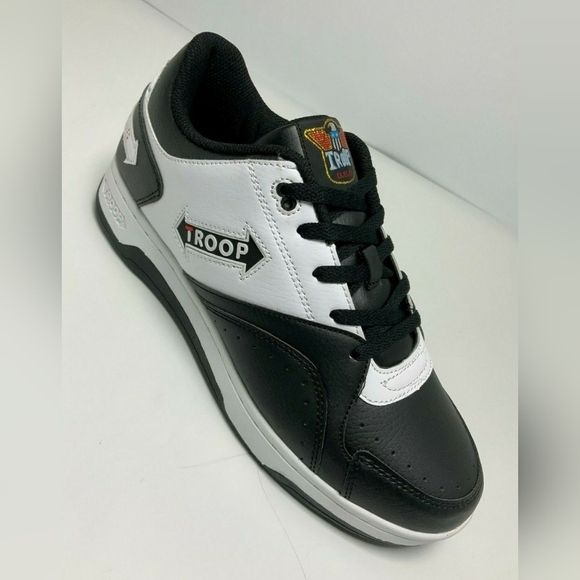 TROOP | Shoes | Mens Troop Powerslam White Black Lowtop Sneakers Nwt ...